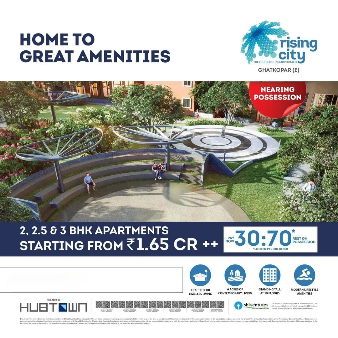 Hubtown Rising City, Ghatkopar East | Ready-to-Move 1, 2, 2. | Property ...